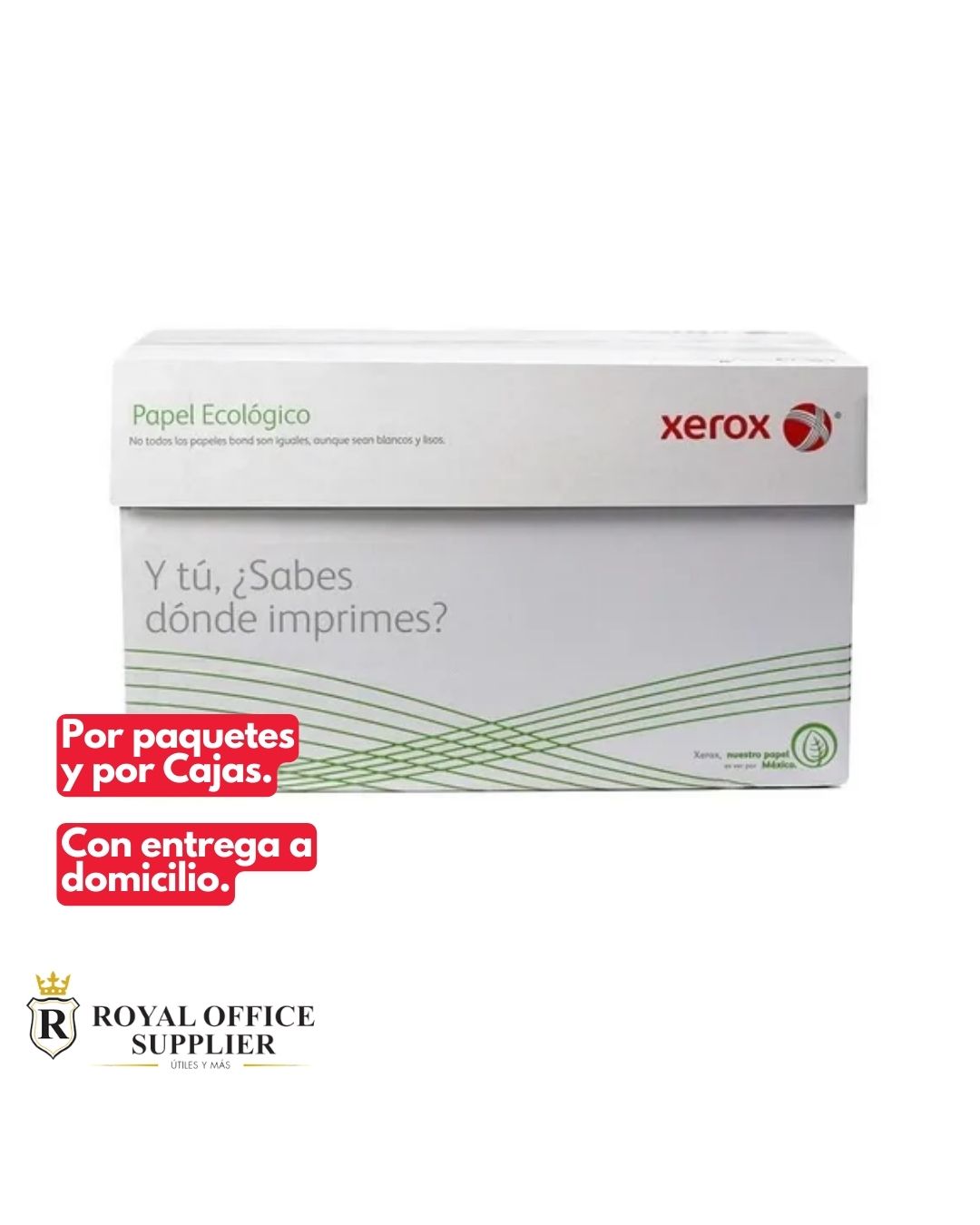 Resma de papel bond 500 hojas 8.5×11 - Royal Office Supplier Panama